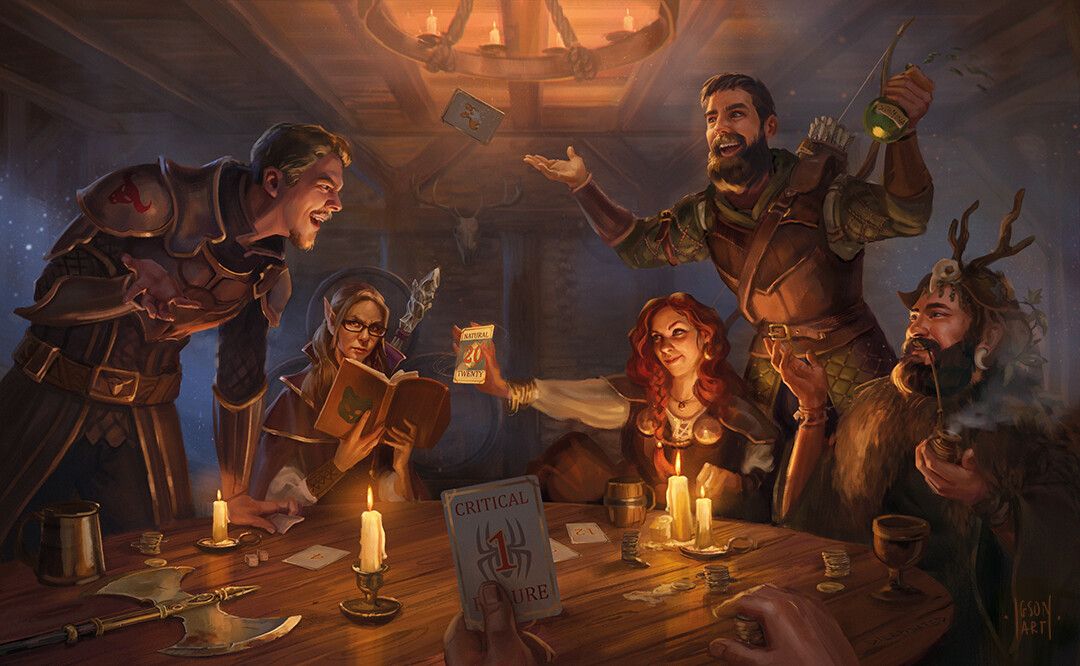 In the Tavern by Iga "Igson" Oliwiak | Scrolller