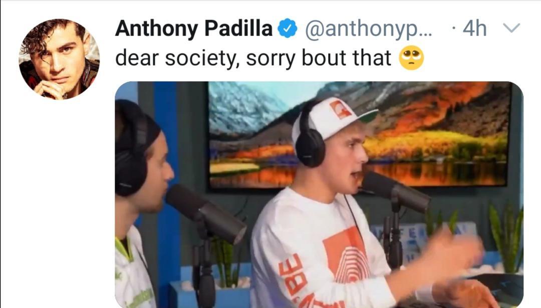 In the video Jake says that Anthony inspired him to do YouTube 🤣 | Scrolller