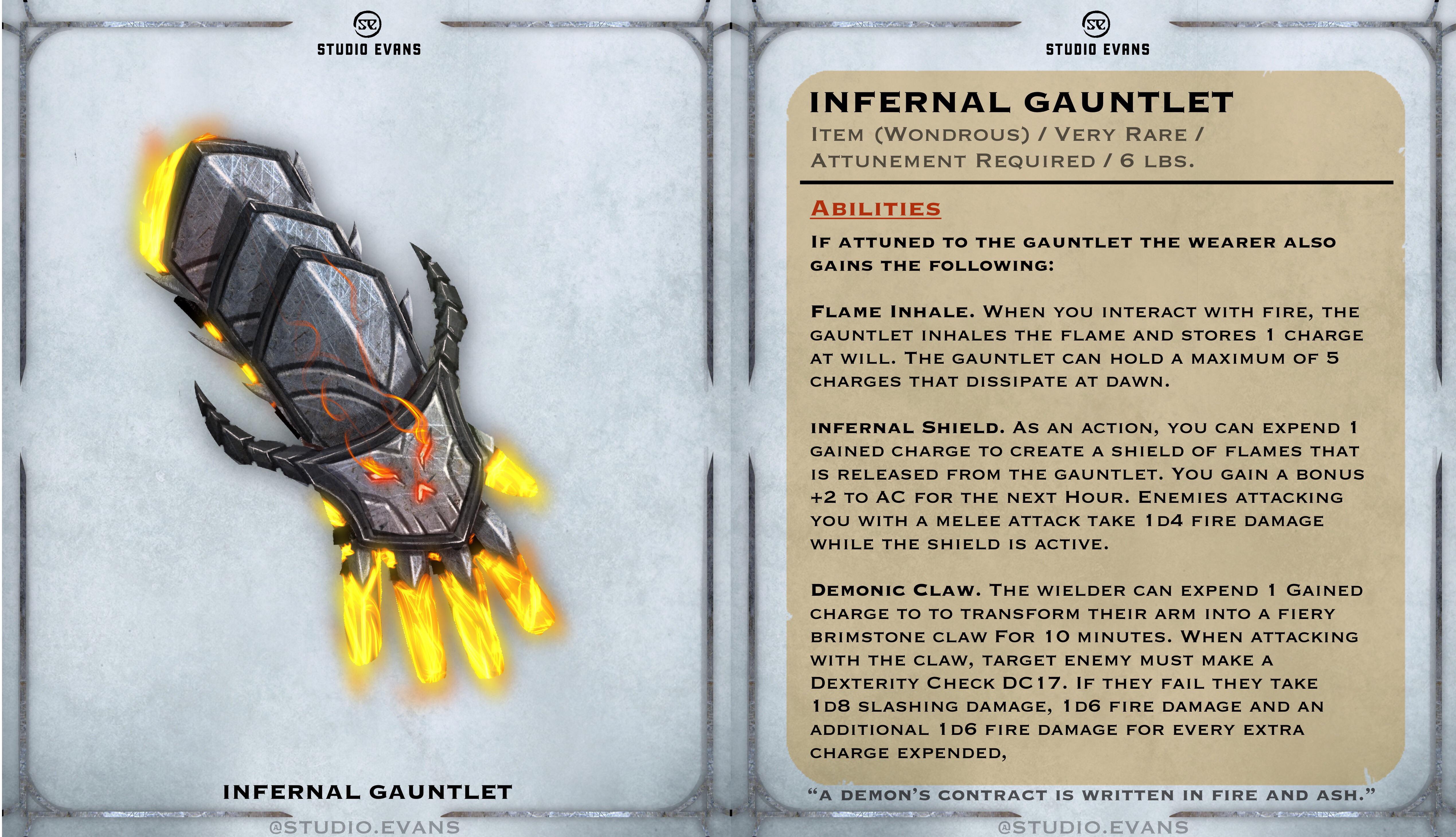 Infernal Gauntlet | Scrolller