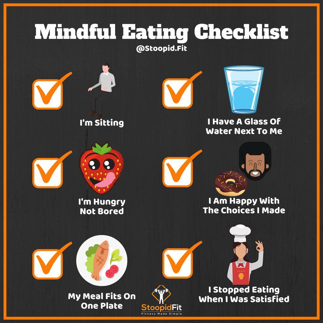 Infographic for mindful eating | Scrolller