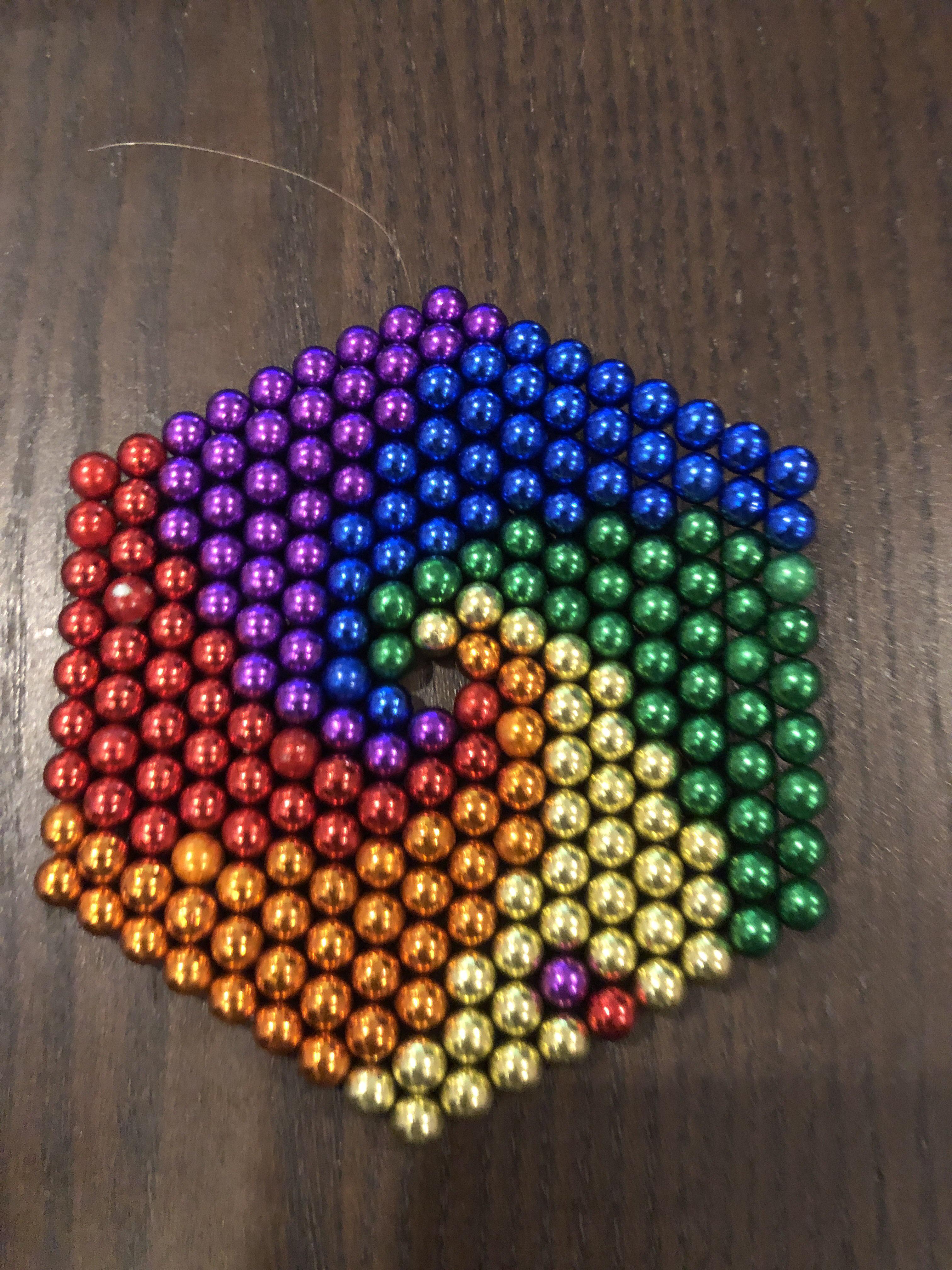 My friend sent me this picture of a swirl he made with magnets | Scrolller