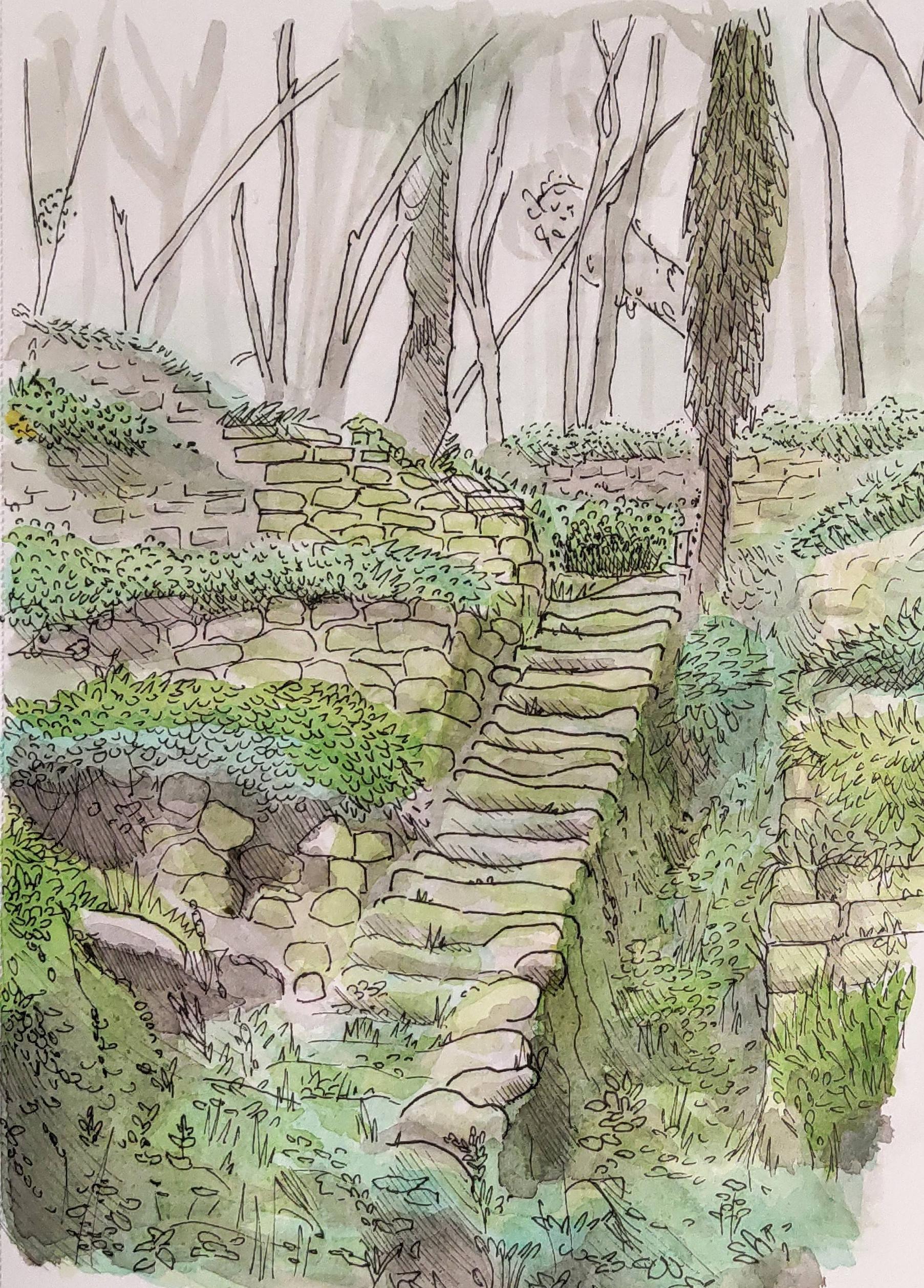 Inktober day 14: overgrown | Scrolller