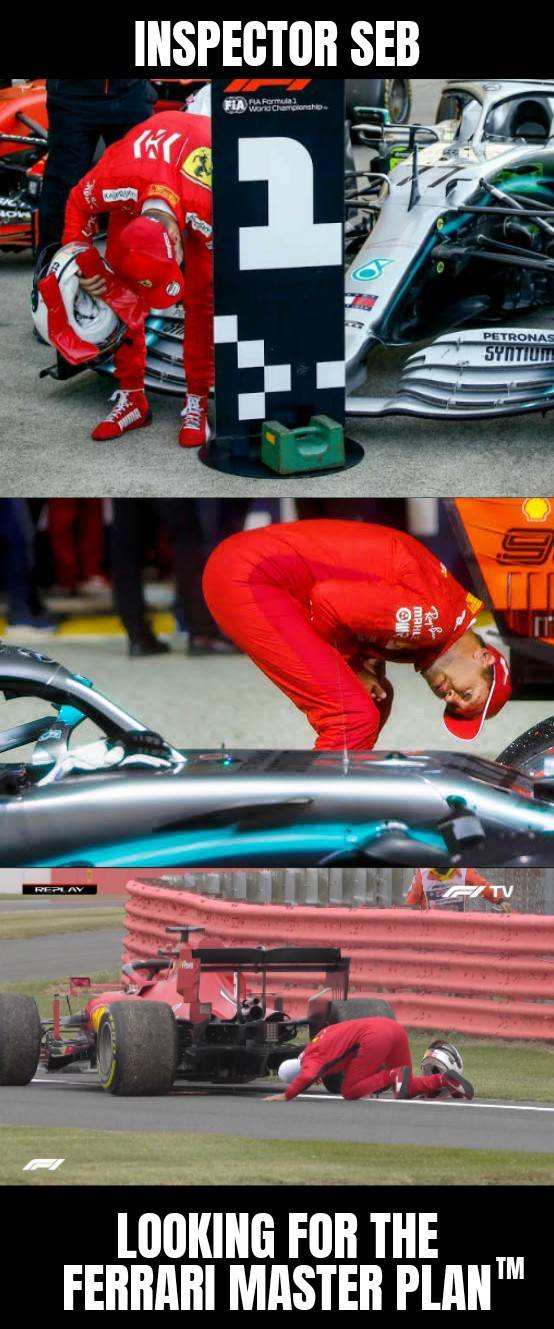 Inspector Seb looking for the Ferrari Master Plan™ | Scrolller