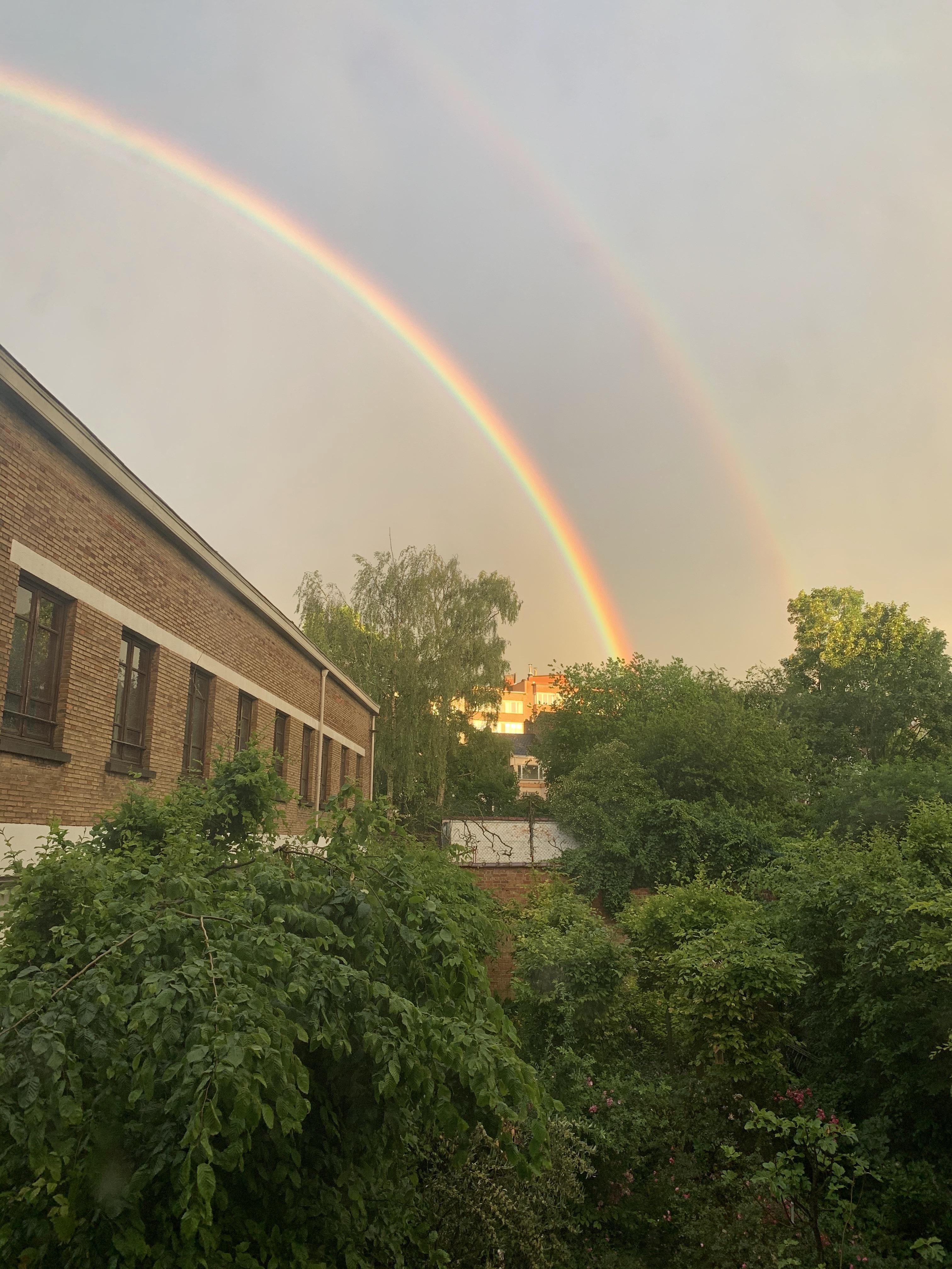 Instant rainbow in Brussels | Scrolller