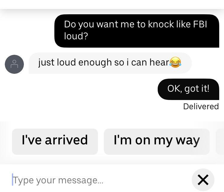 Instructions said knock really loud | Scrolller