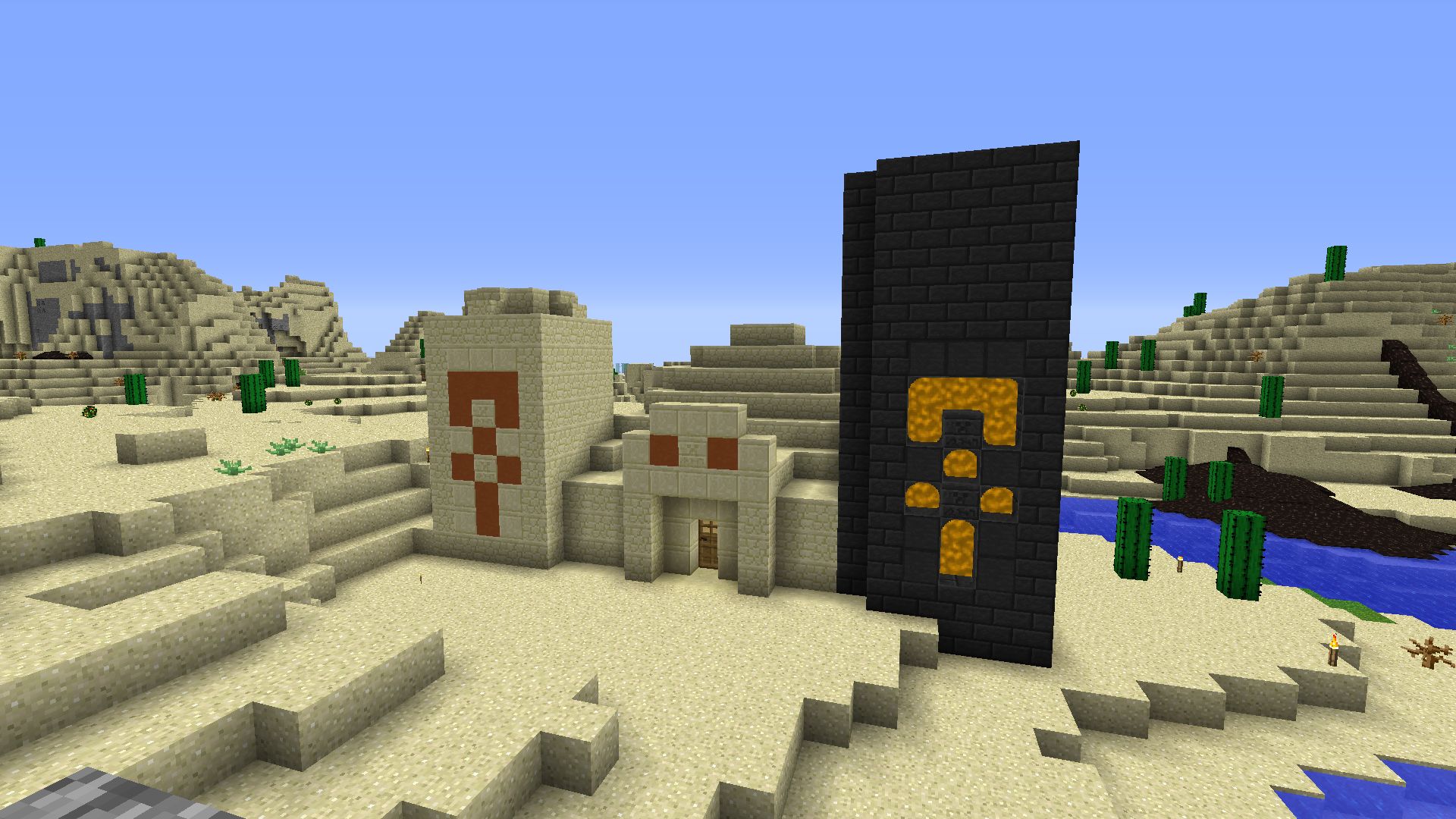 Integrated a smeltery into my desert temple base. | Scrolller