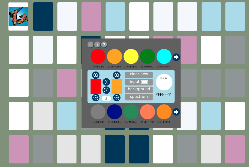 Interactive palette. Mix colors like an artist does. Free. | Scrolller