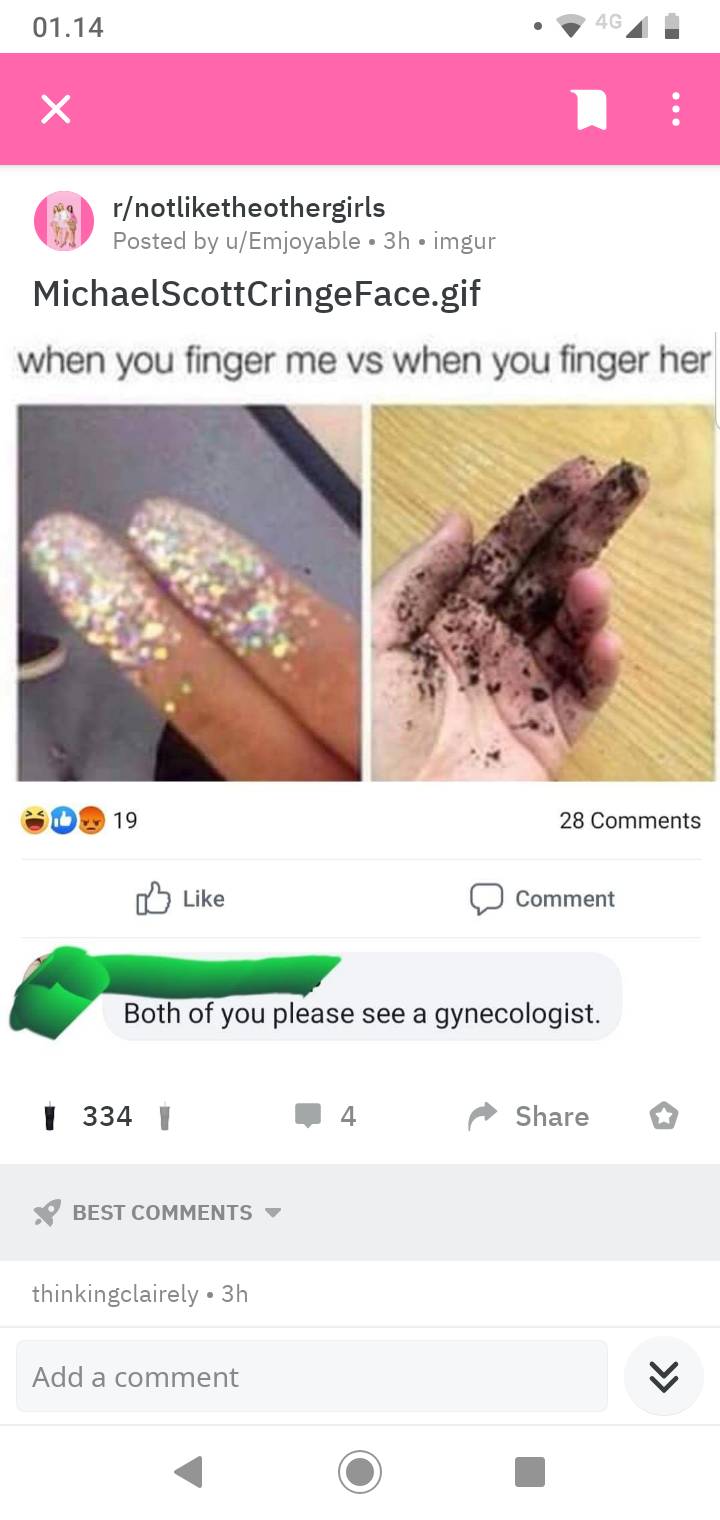 Interesting crossover, not like other girls but still don't know how the body works | Scrolller