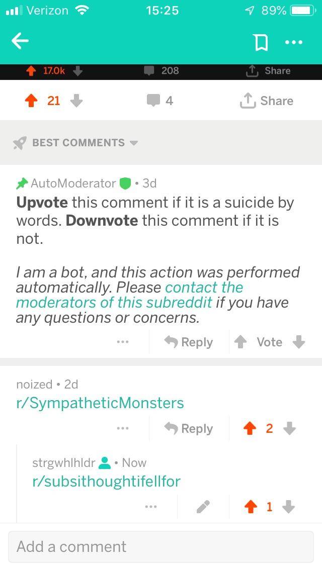 Interesting sub | Scrolller
