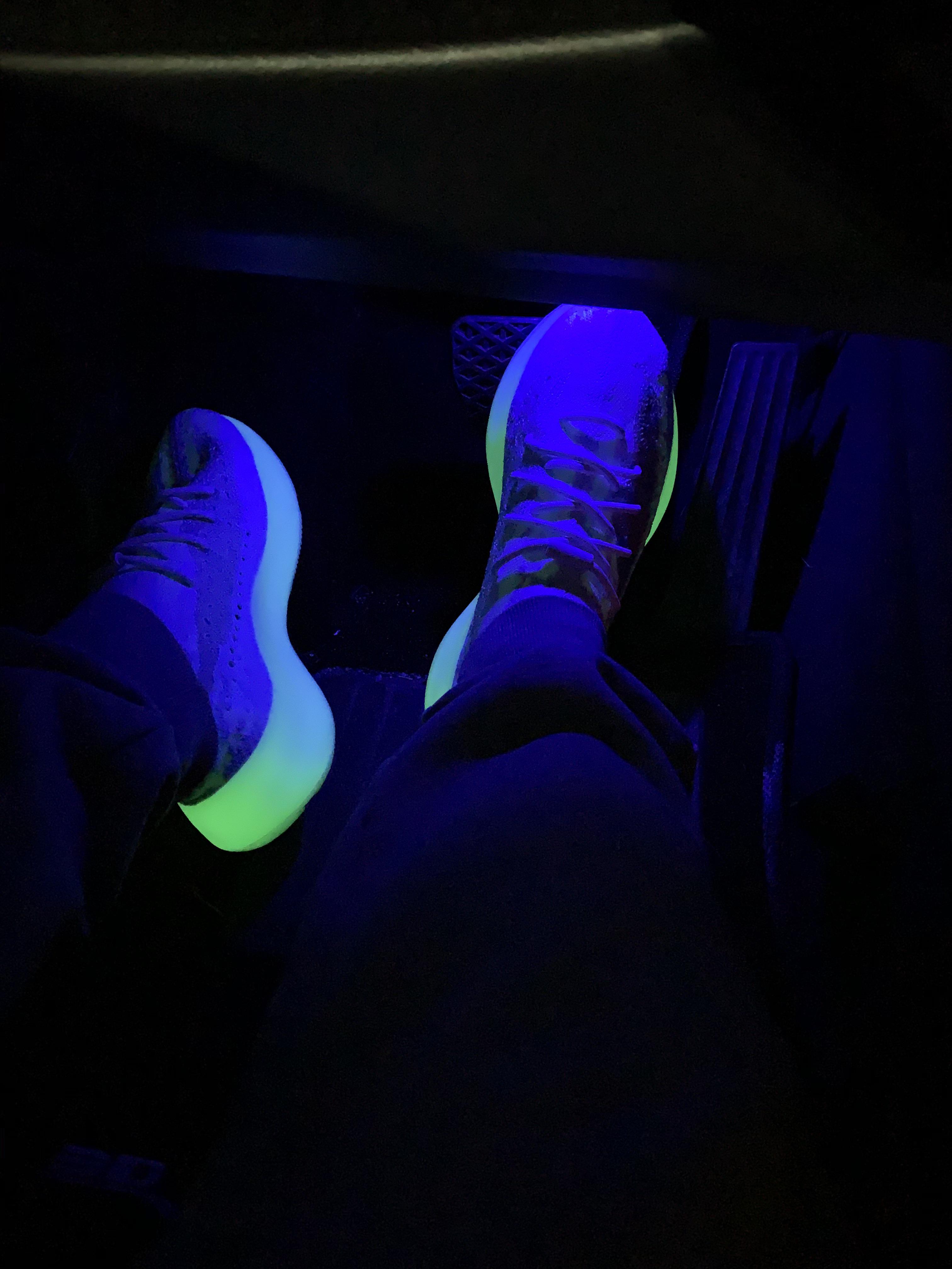 Interior car lighting and Calcite sole glow. Love these Shoes!! | Scrolller