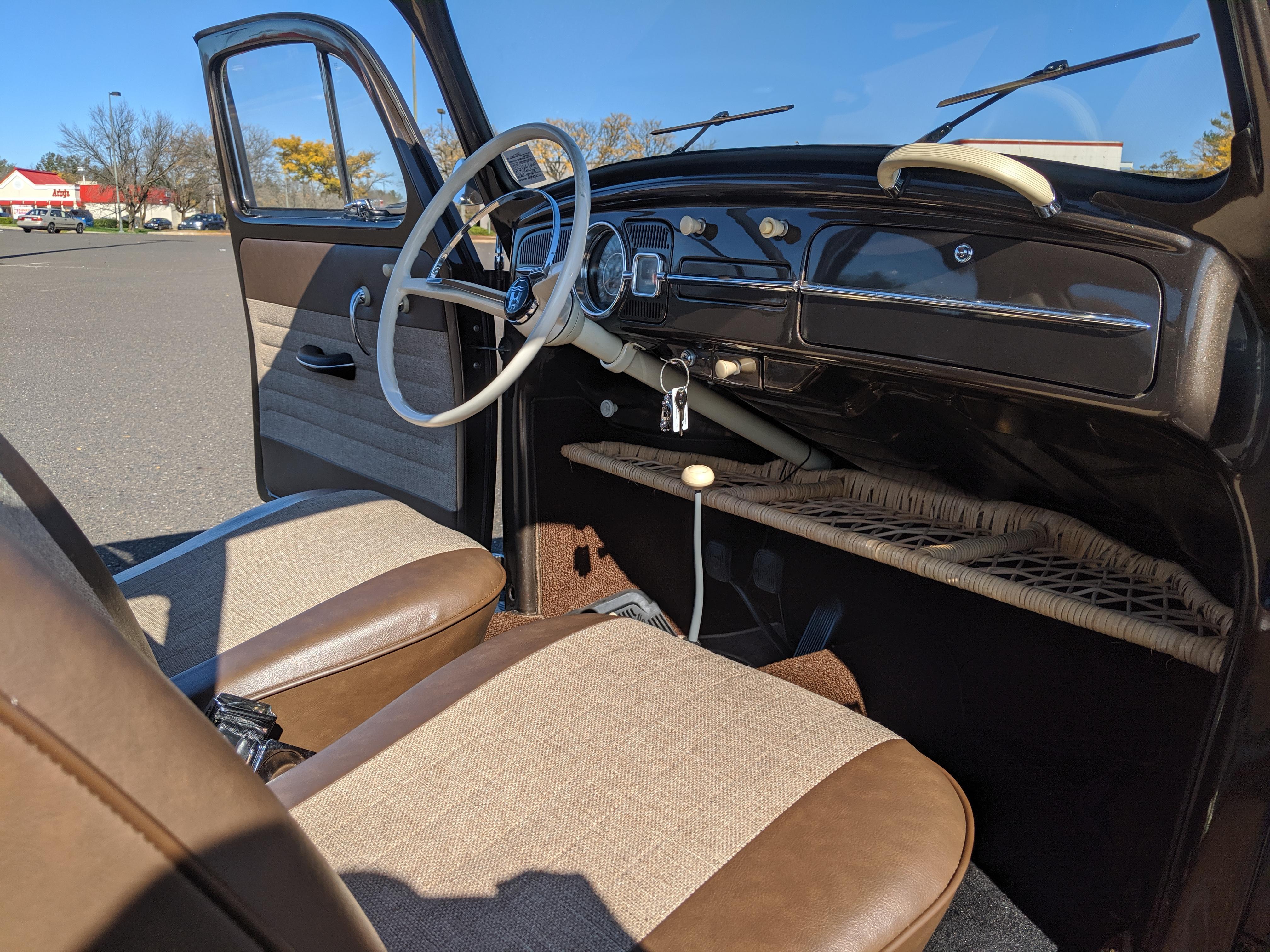 Interior shot of my '63 Beetle. | Scrolller