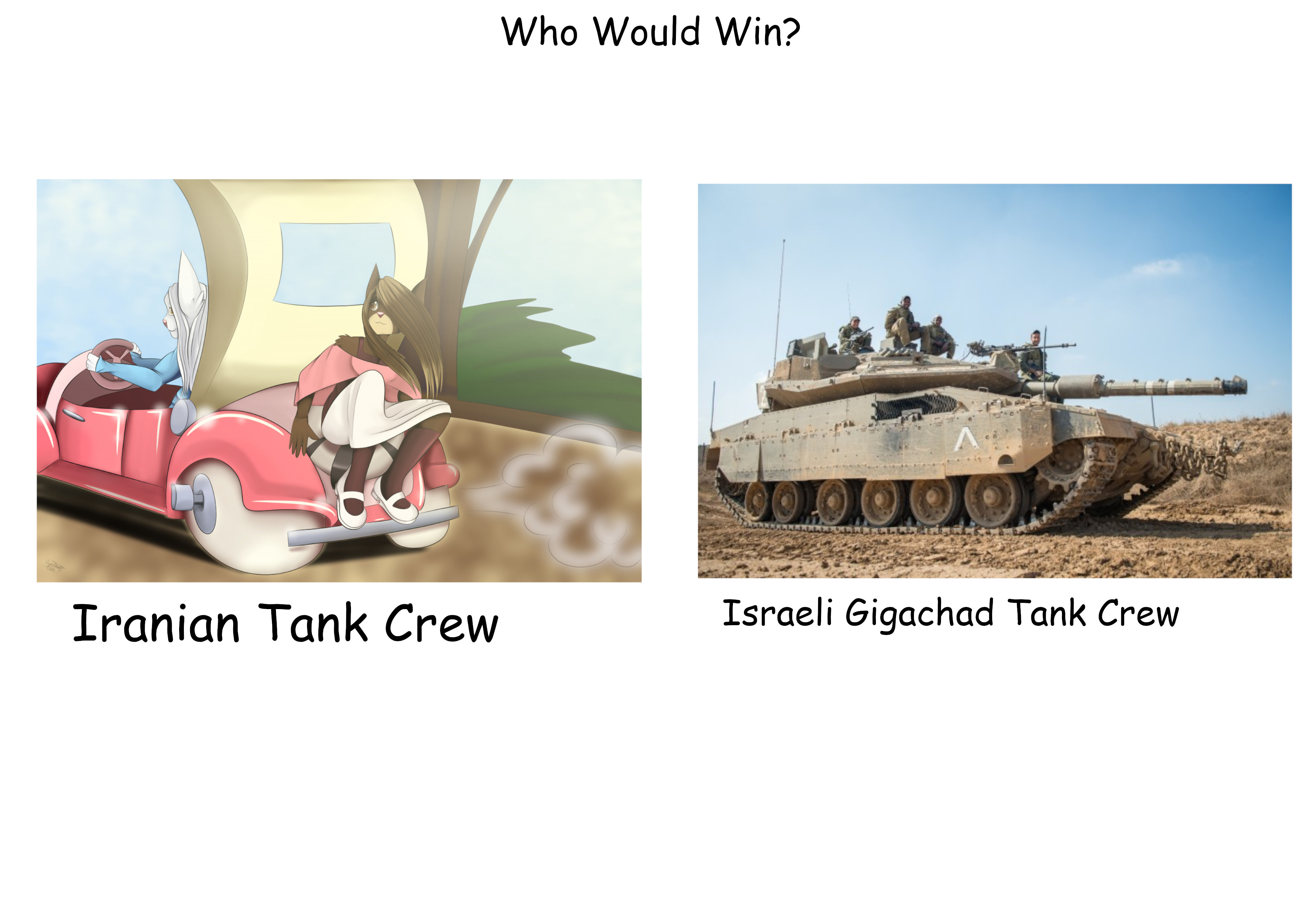 Iranian Tanks Crew VS Israeli Tank Crew | Scrolller