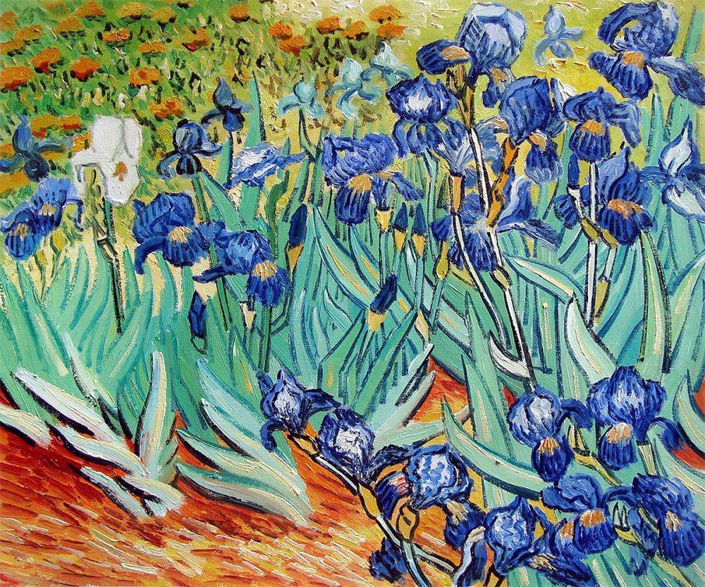 "Irises" Van Gogh | Scrolller