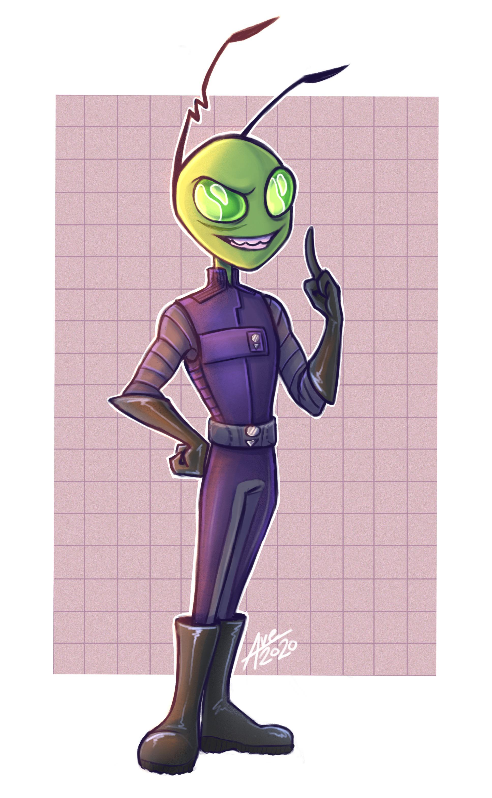 Irken OC art commission | Scrolller