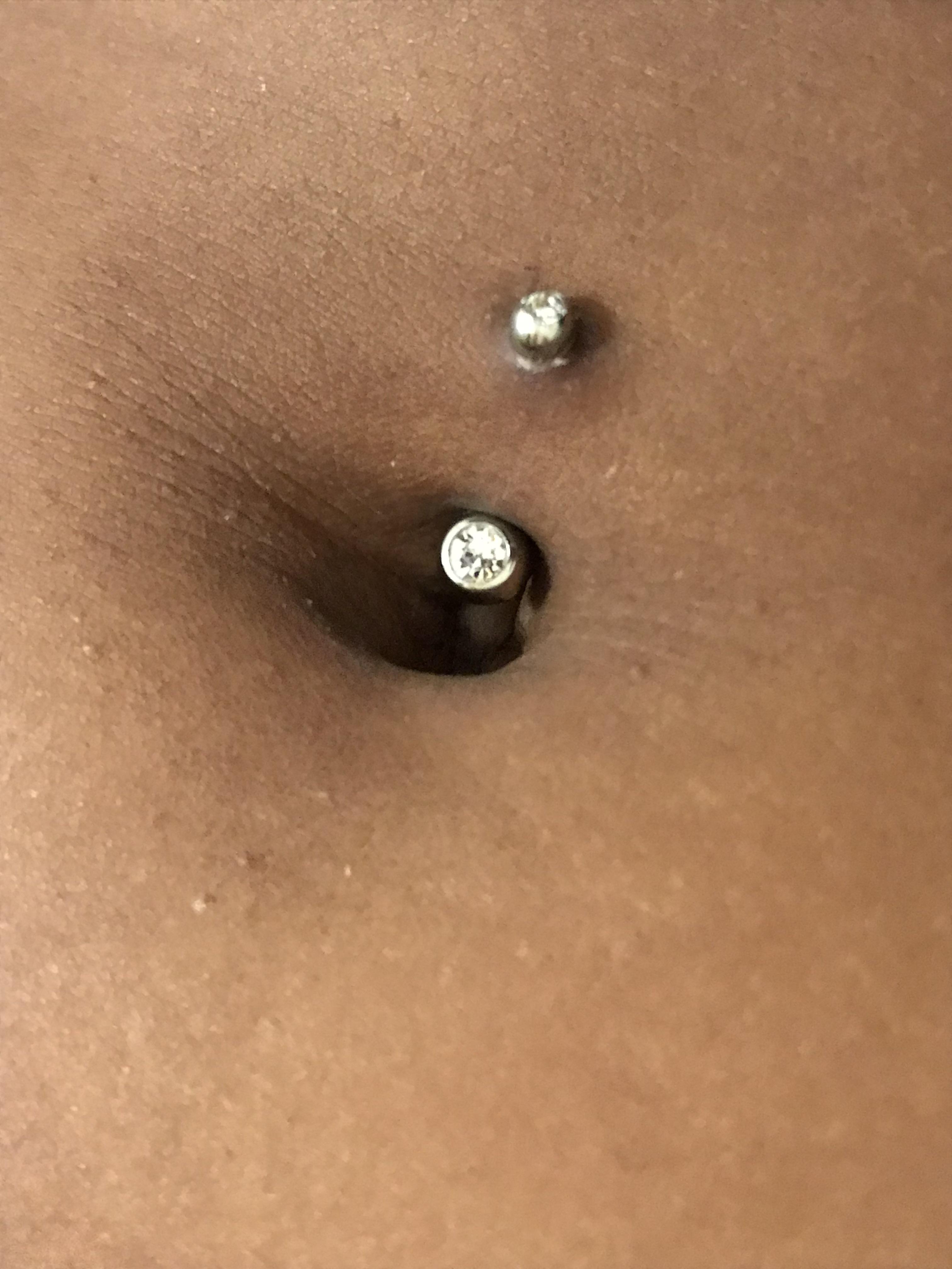irritated or healing navel piercing? | Scrolller