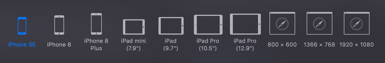 Is Apple ever going to update the device breakpoints in the responsive design developer tools ...