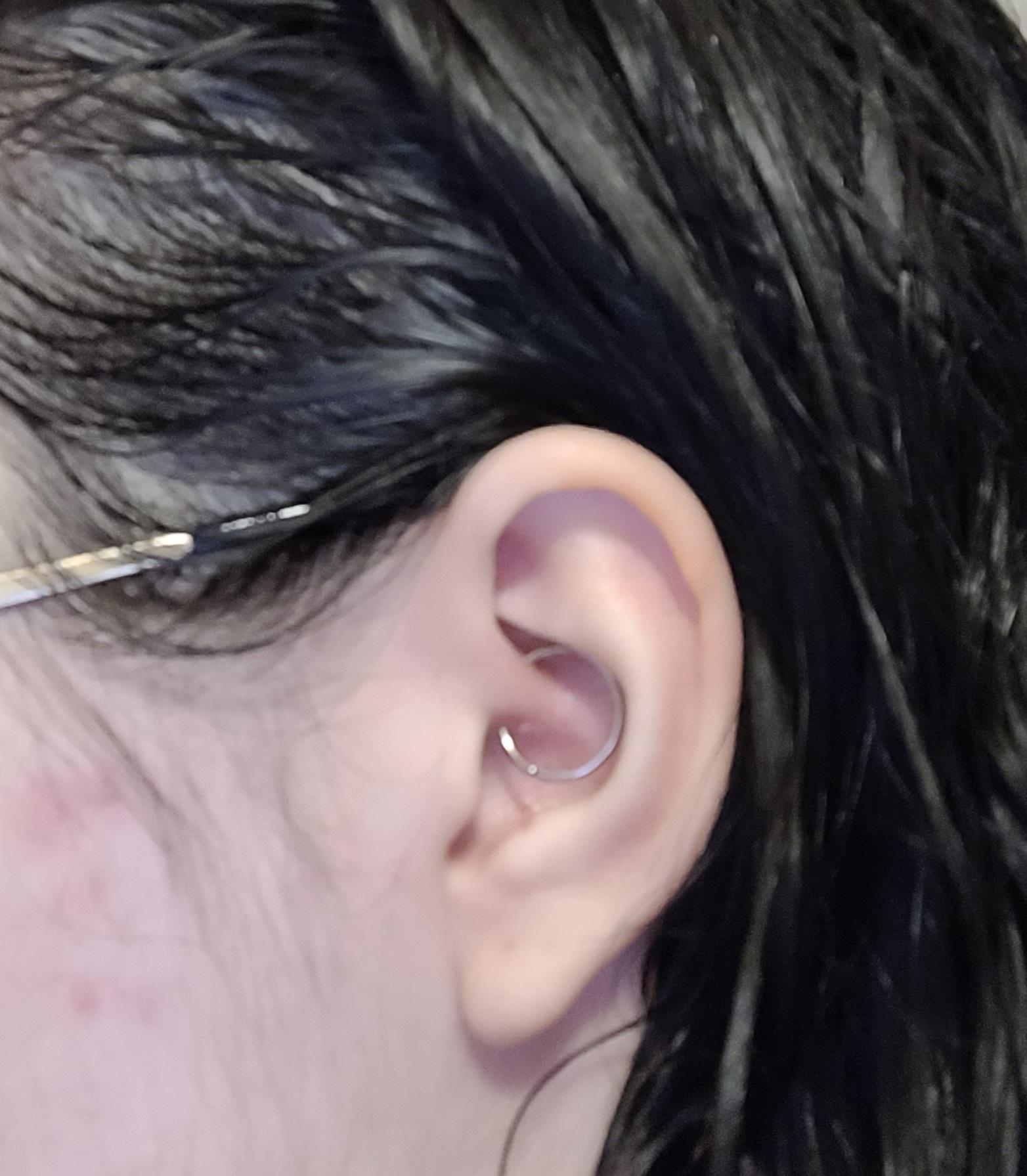 Is my daith too shallow? Pierced 3 months ago | Scrolller