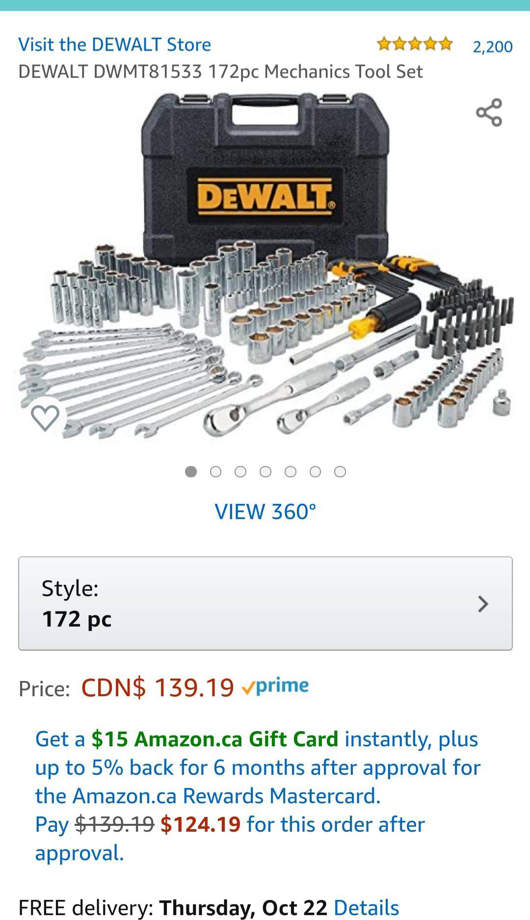 Is the Dewalt 172 piece socket set worth the price ? | Scrolller