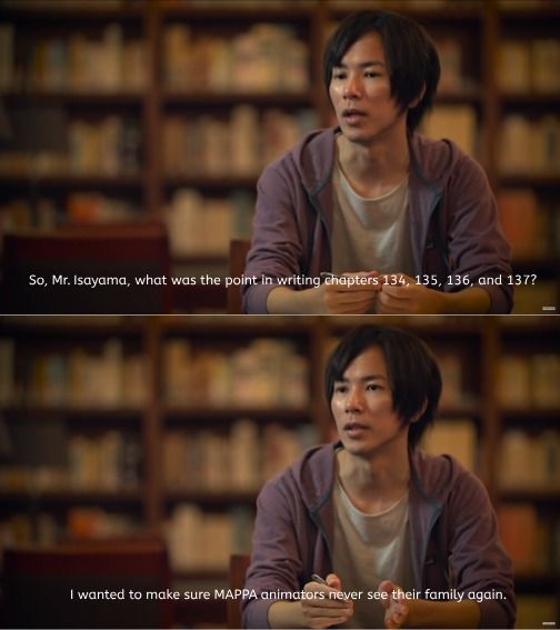 Isayamas leaked interview | Scrolller