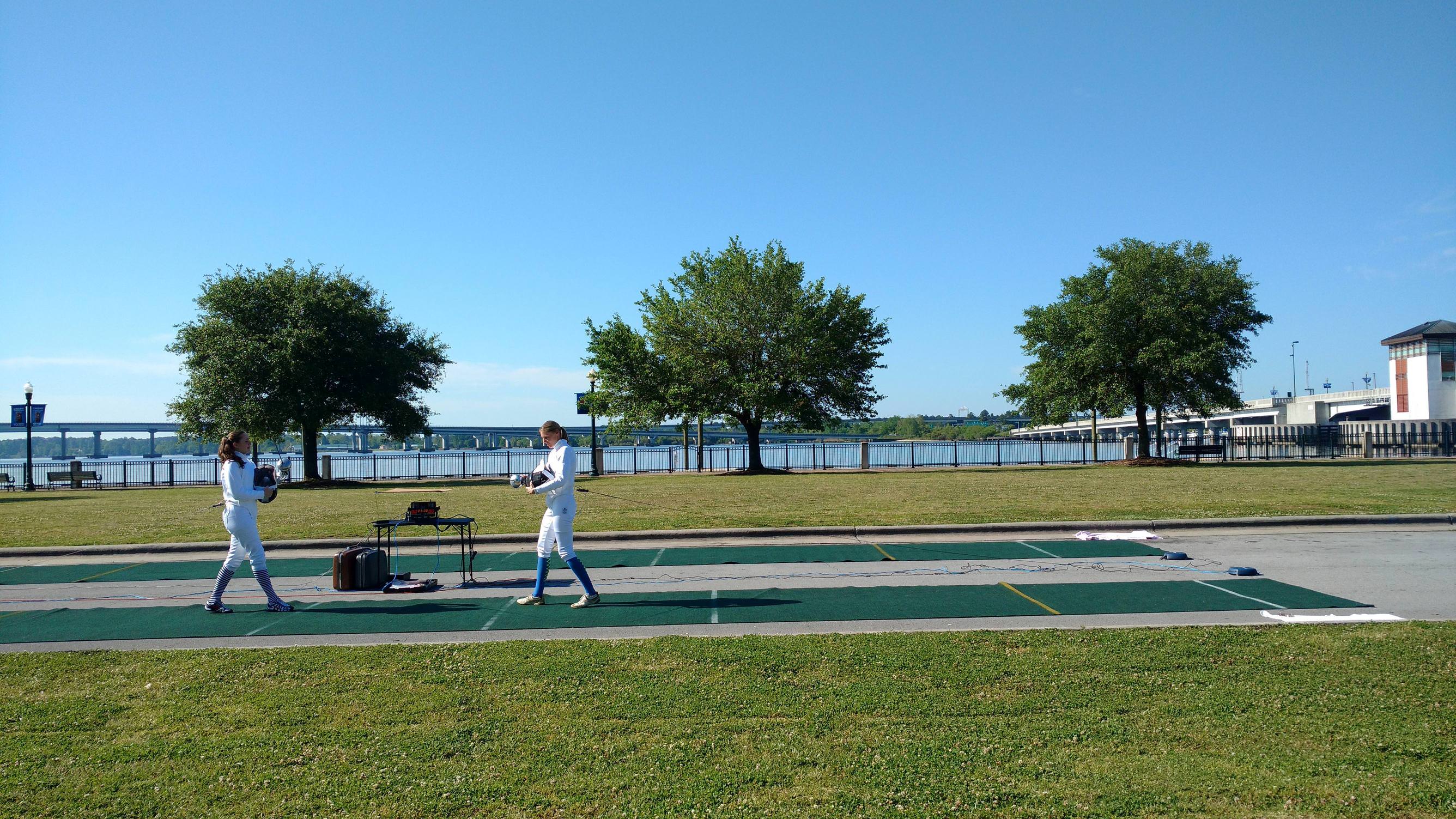 It was a beautiful day for fencing 🤺 | Scrolller