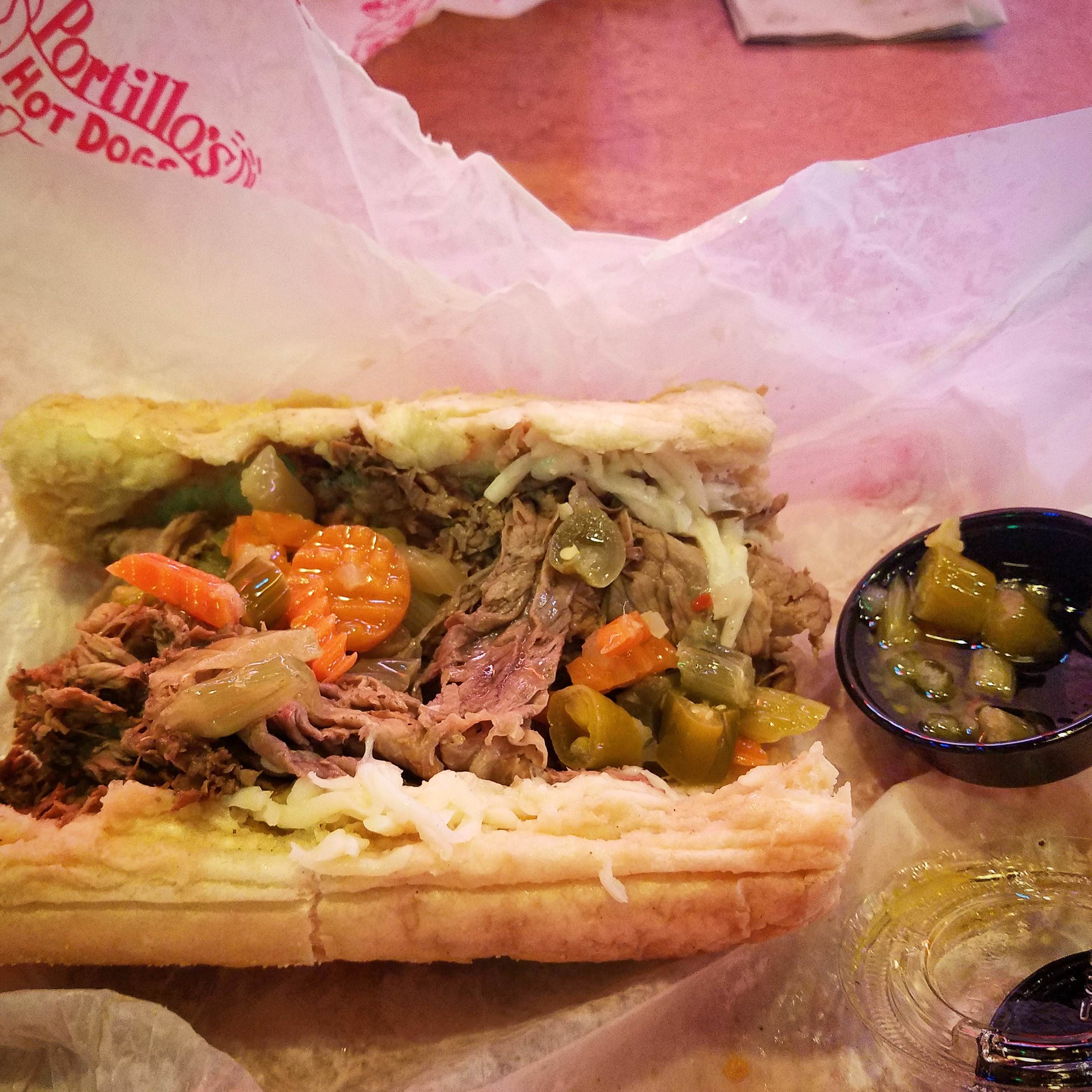 Italian beef with extra gravy & hot giardiniera | Scrolller