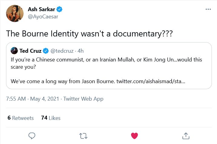 It's a Bourne burn. | Scrolller