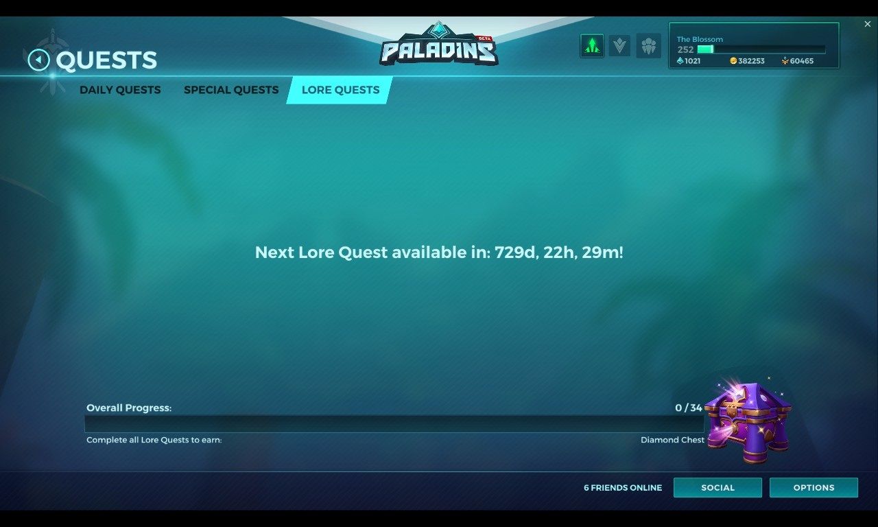 It's been more than 730 days since this screenshot. Now where's the lore quest? | Scrolller