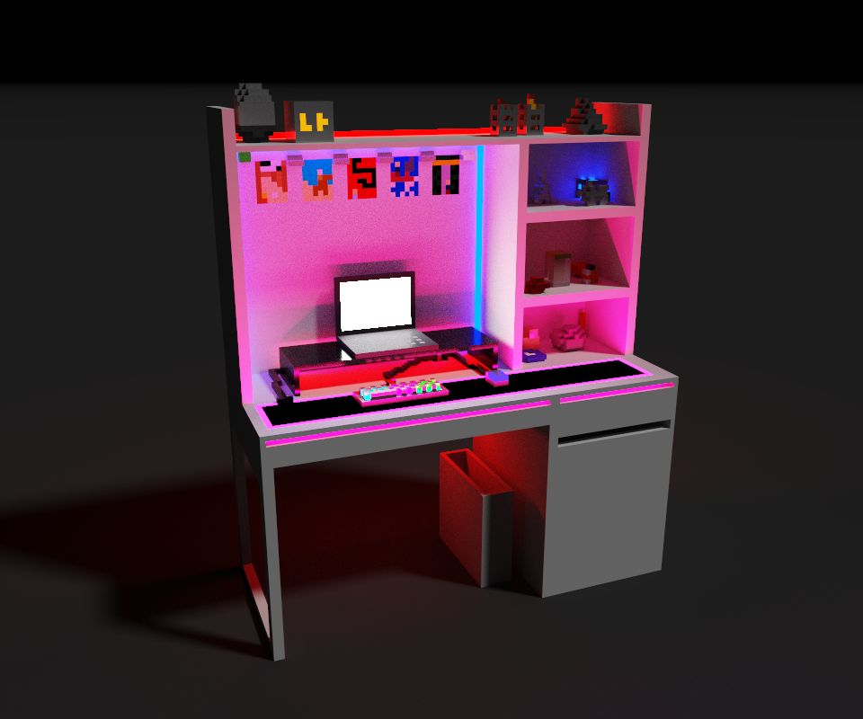 It's my first build so I recreated my desk | Scrolller
