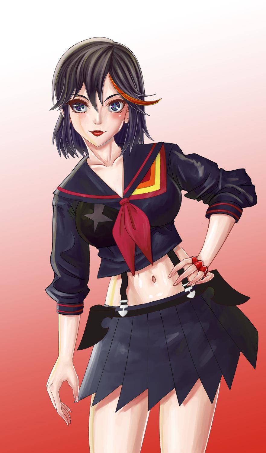 I've made a fanart of Ryuko | Scrolller