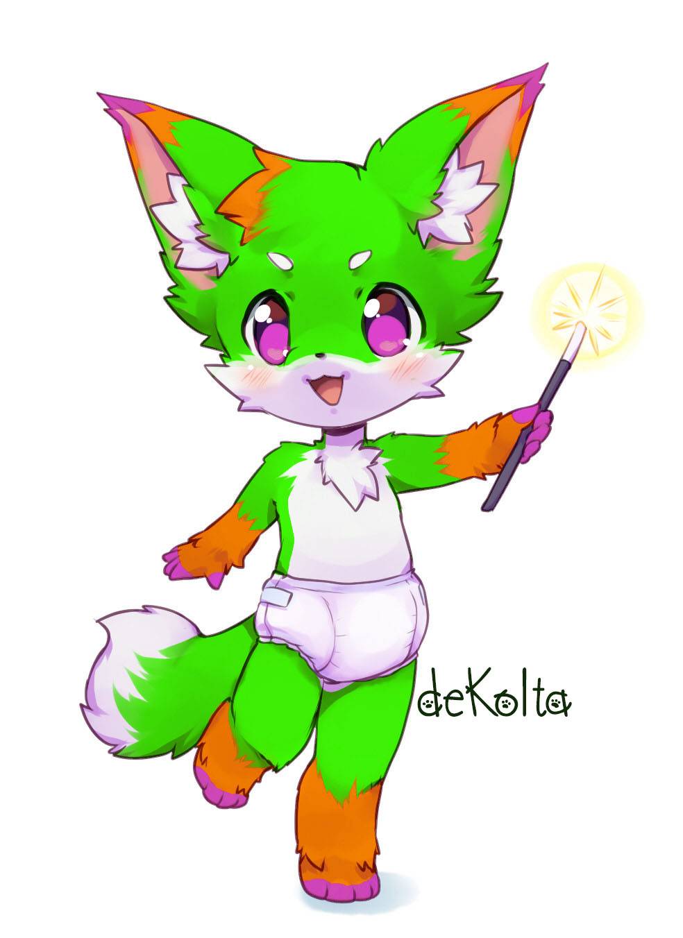 I've officially embraced it - My first ever fursona commission. | Scrolller