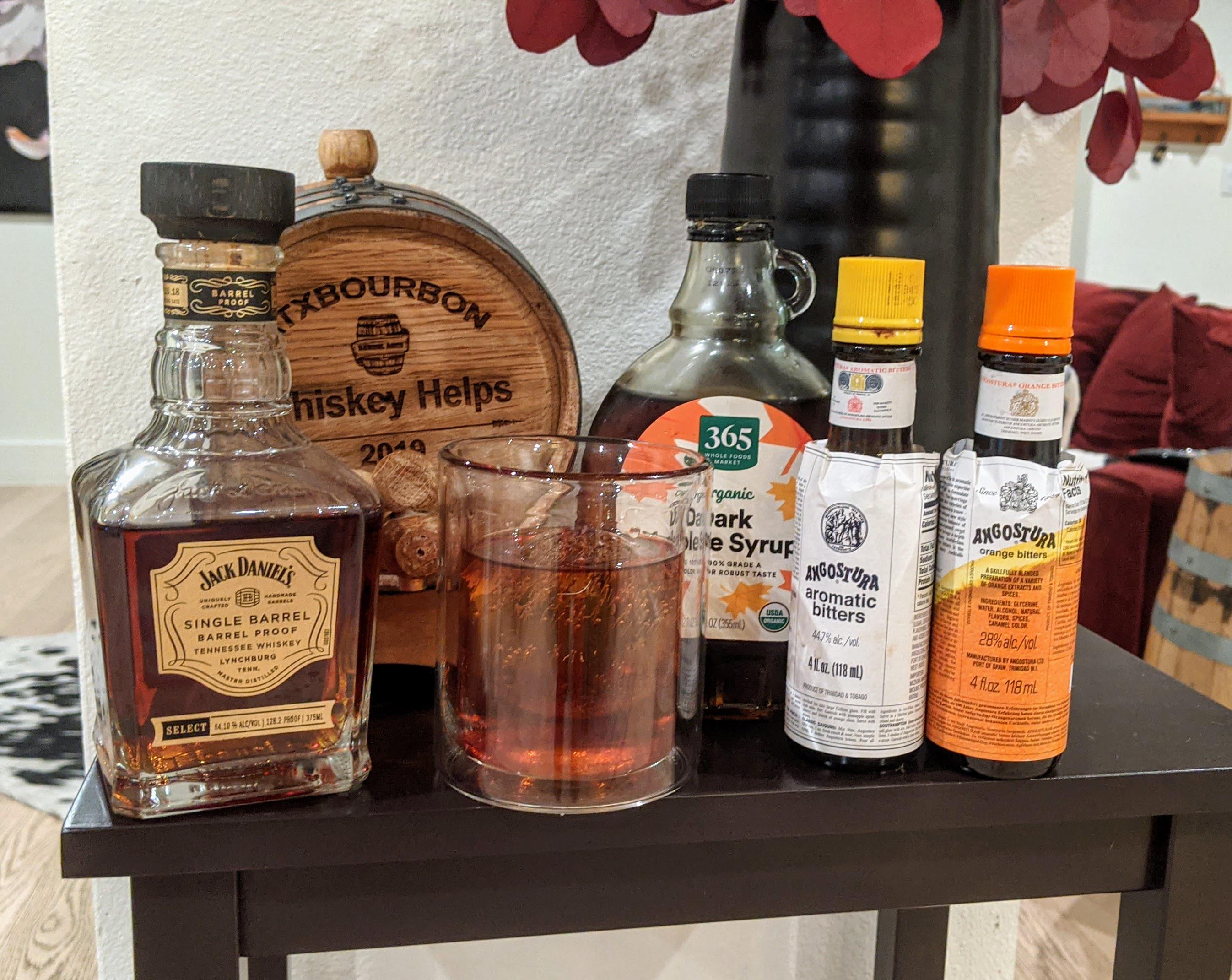Jack Daniels Barrel Proof Maple Old Fashioned | Scrolller