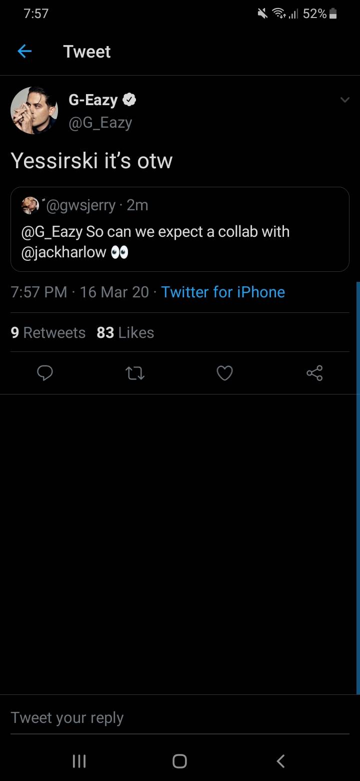 Jack Harlow collab otw | Scrolller