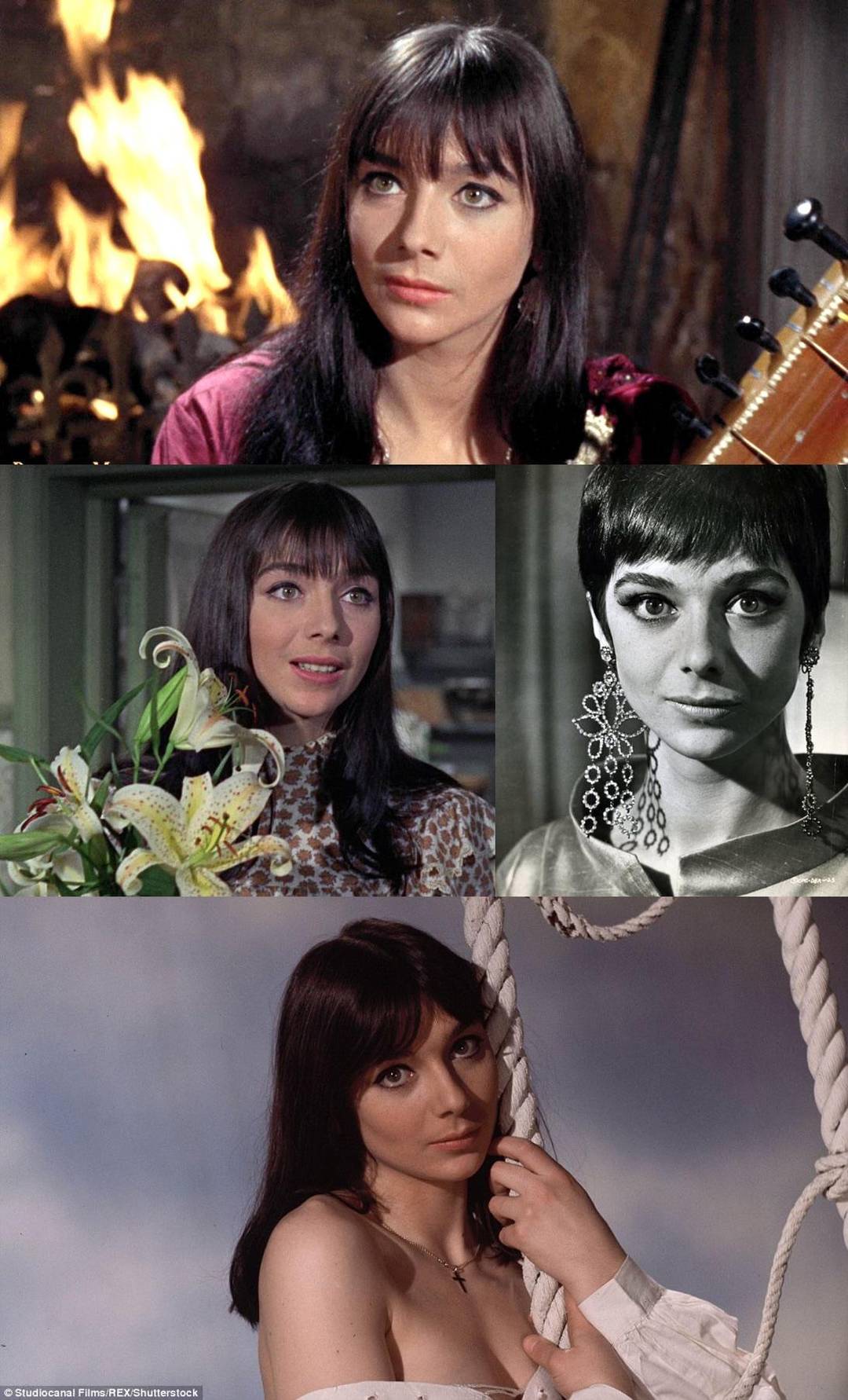 Jacqueline Pearce, best known for her role as Servalan in the British Sci-Fi series Blake's 7 ...