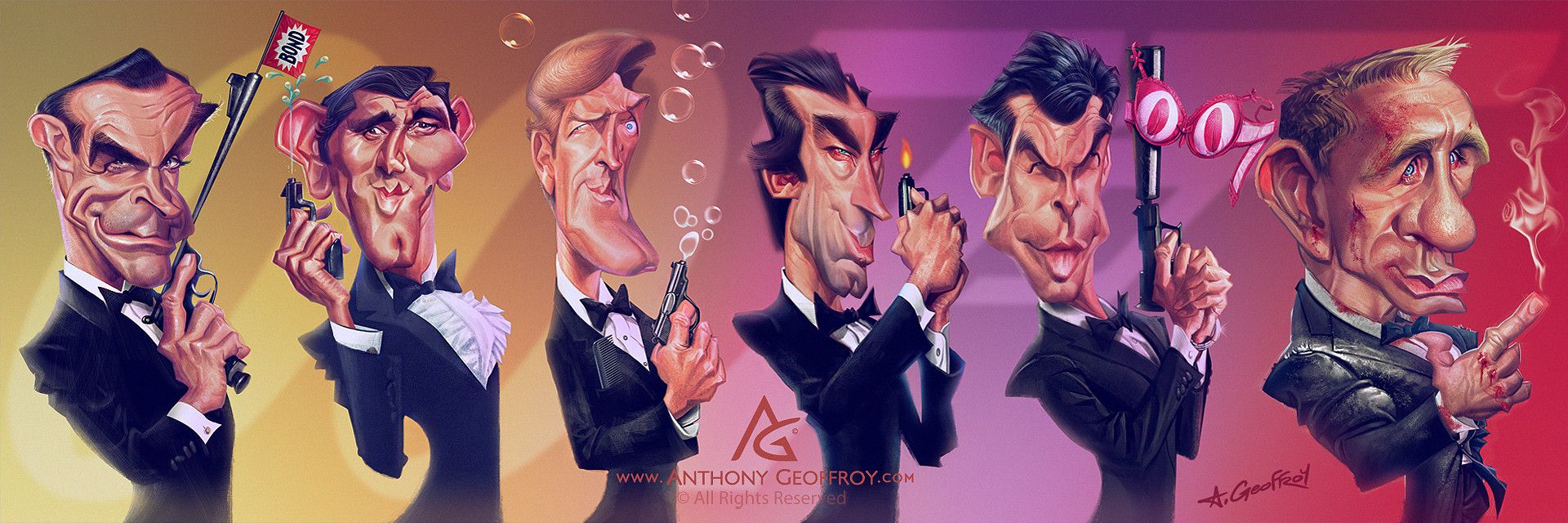 James Bond by Anthony Geoffroy | Scrolller