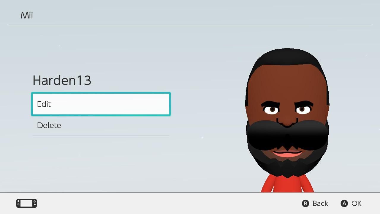 James Harden Mii | Scrolller