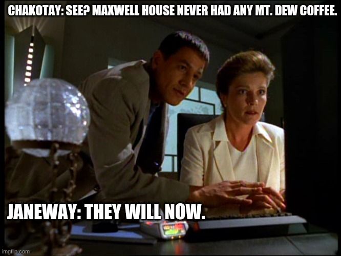 Janeway and Chakotay go back in time. | Scrolller