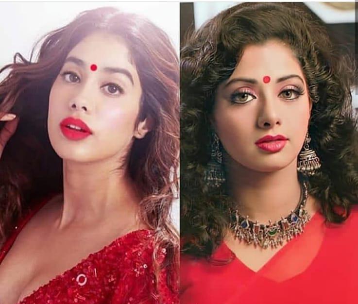 Janhvi Kapoor & Sridevi. Like Mother, Like Daughter ️ ️ ️ | Scrolller