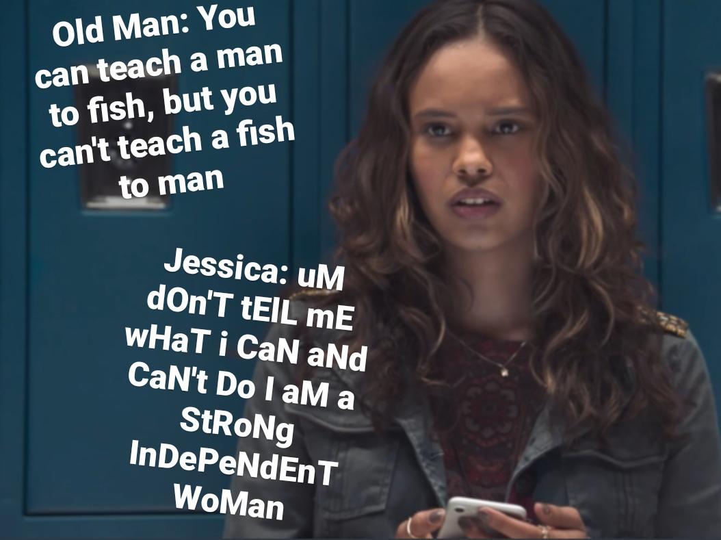Jessica in S4 be like | Scrolller