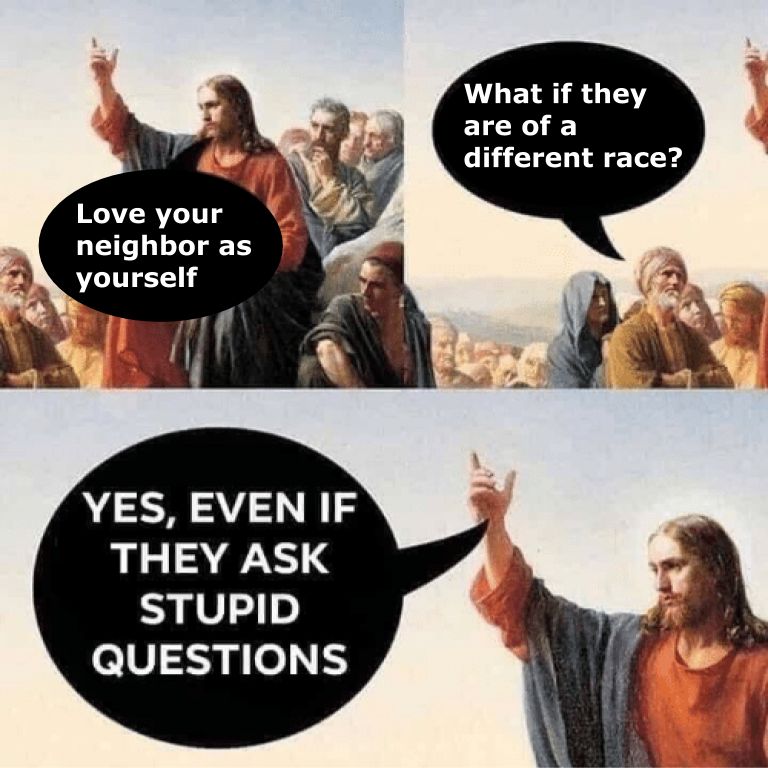 Jesus: Did I stutter? | Scrolller