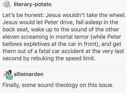 Jesus take the wheel | Scrolller
