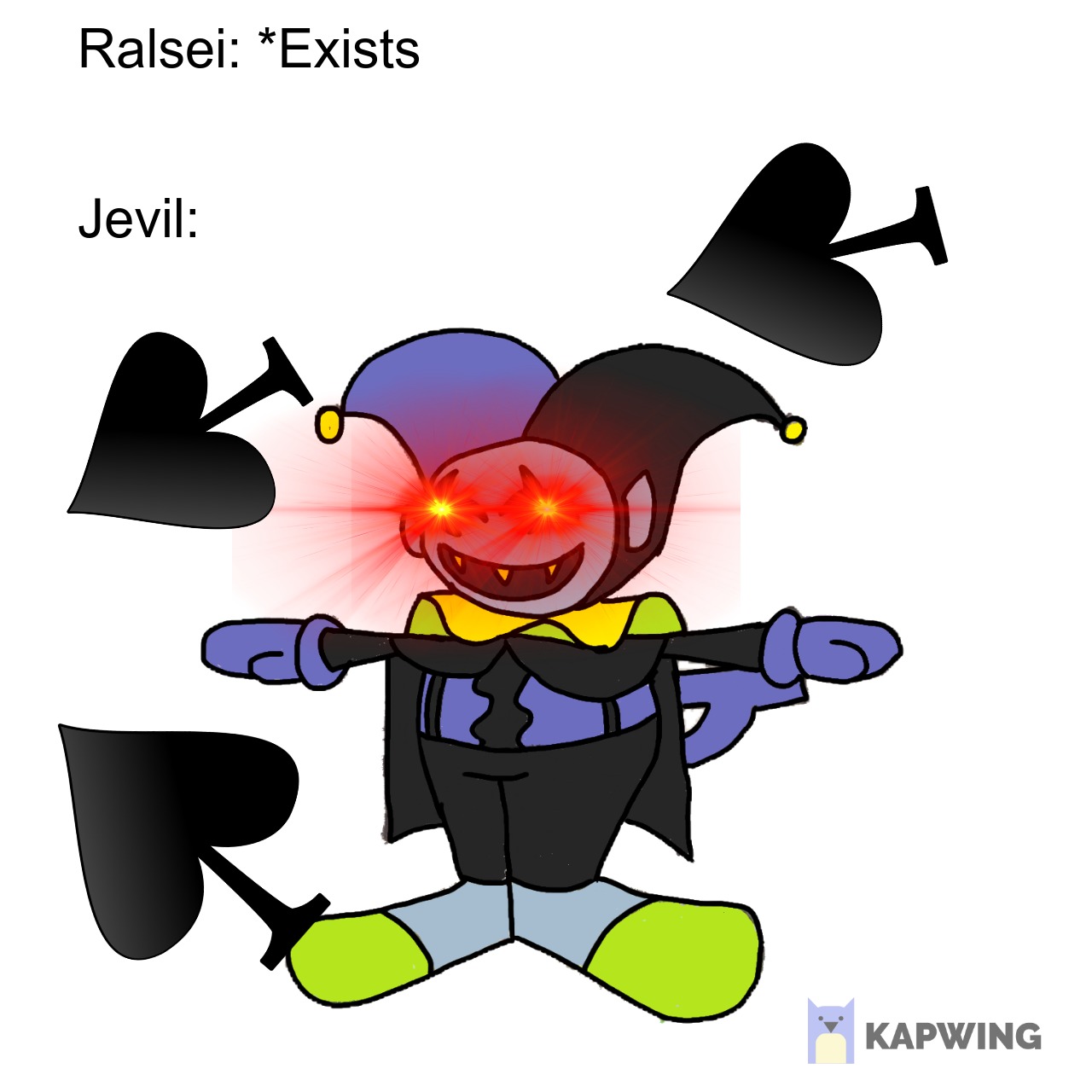 Jevil Be Like: (Now with cool watermark!) | Scrolller