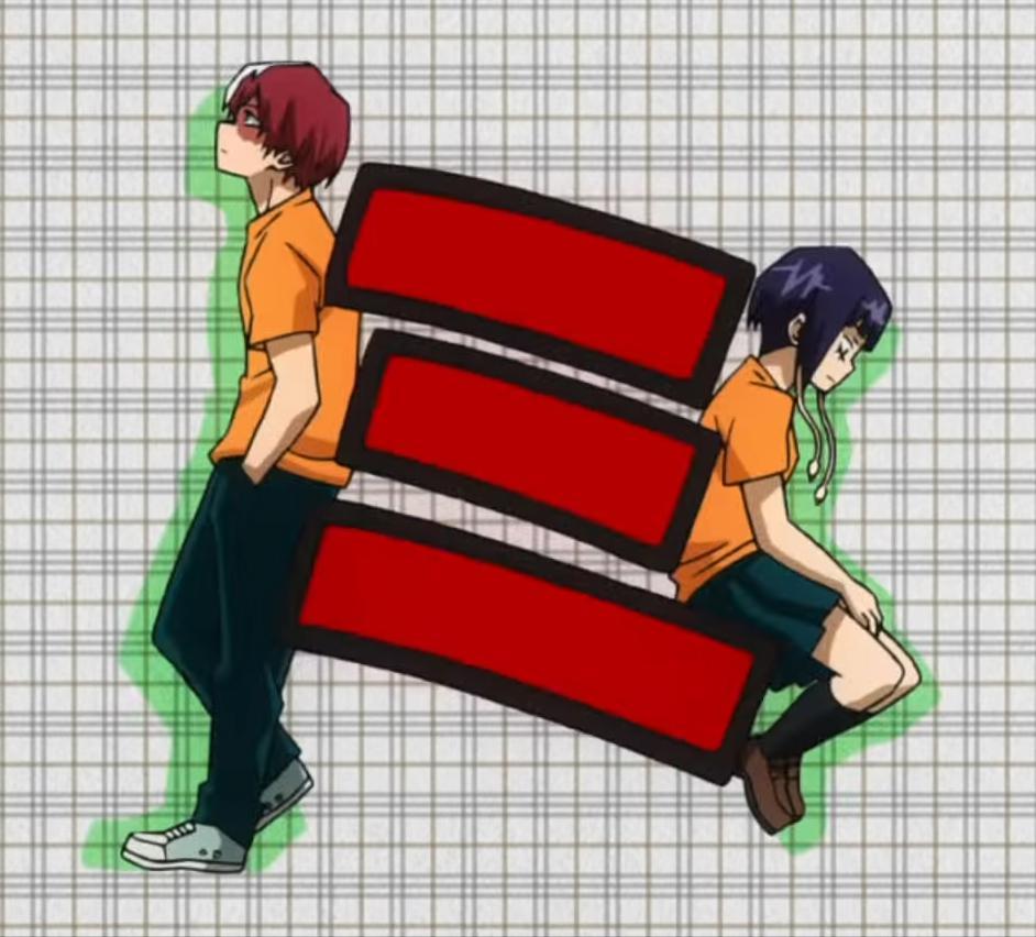 Jirou and Todoroki on the opening shots of OP 7. | Scrolller