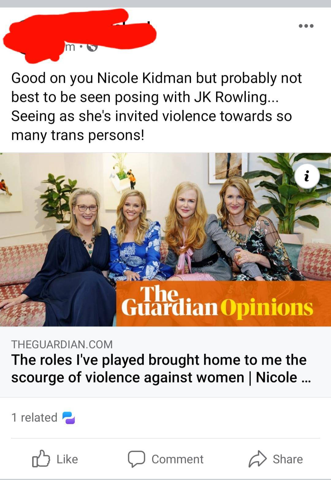 JK Rowling isn't in that photo. | Scrolller