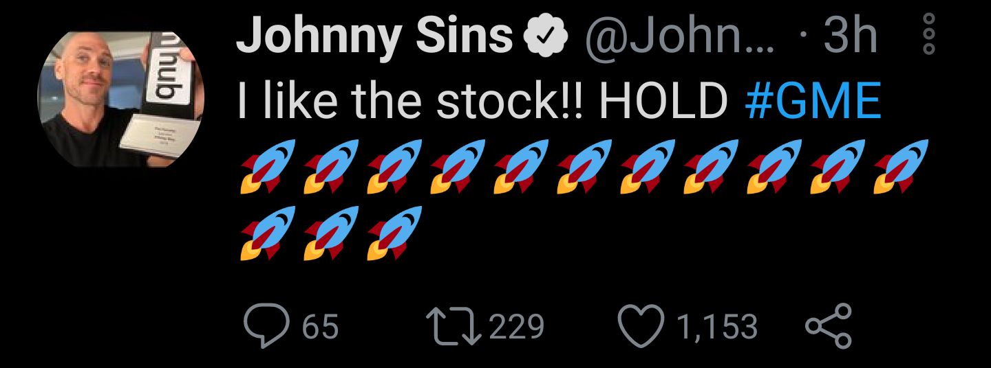 Johnny Sins is with us!!! 🚀🚀🚀 | Scrolller