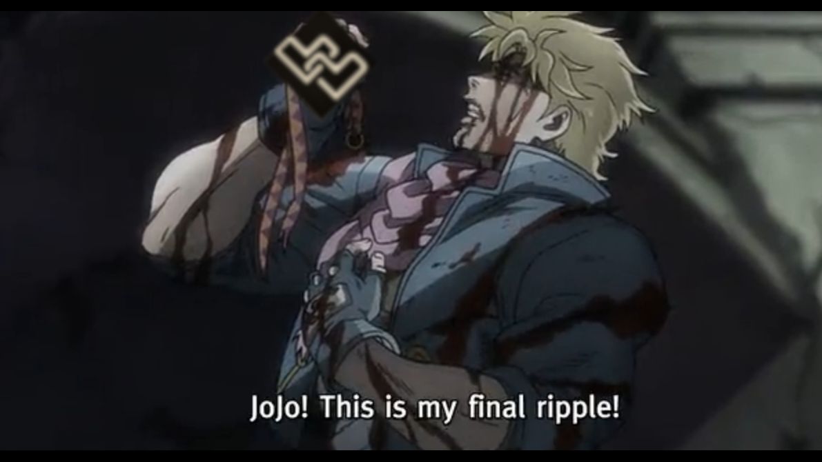 Jojo! This is my final ripple! | Scrolller