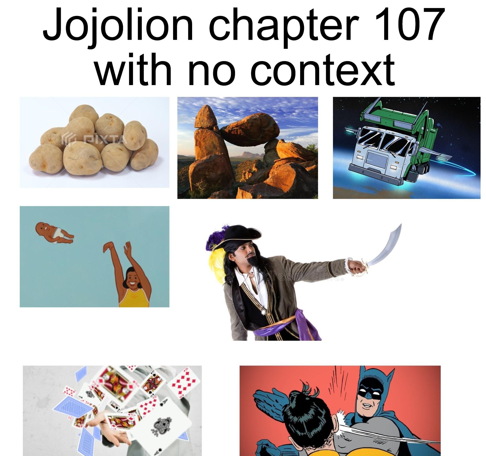 Jojolion chapter 107 but without context | Scrolller