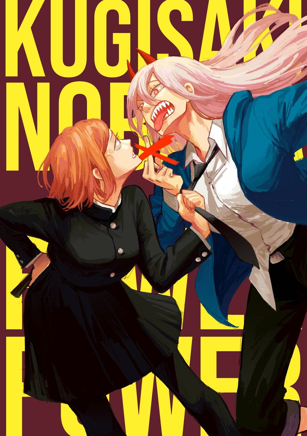 Jujutsu Kaisen X Chainsaw Man (Nobara X Power) | Scrolller