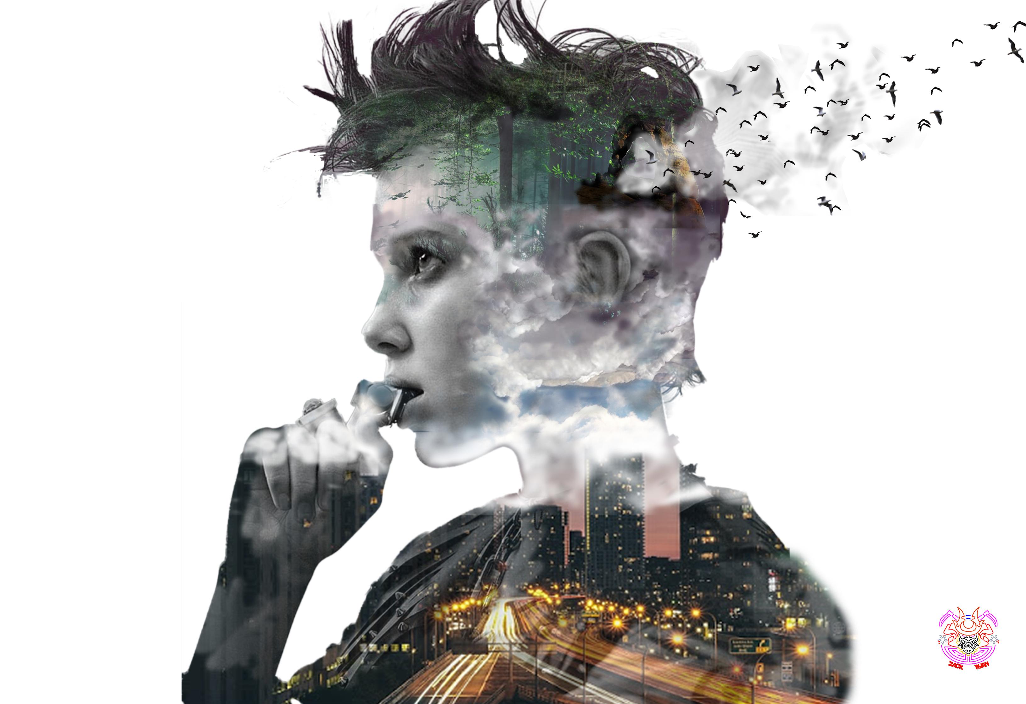 Just a simple double exposure image | Scrolller