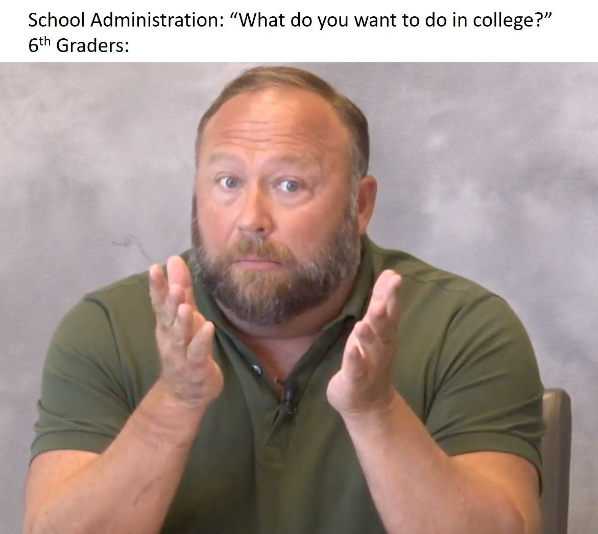 Just another Alex Jones meme | Scrolller