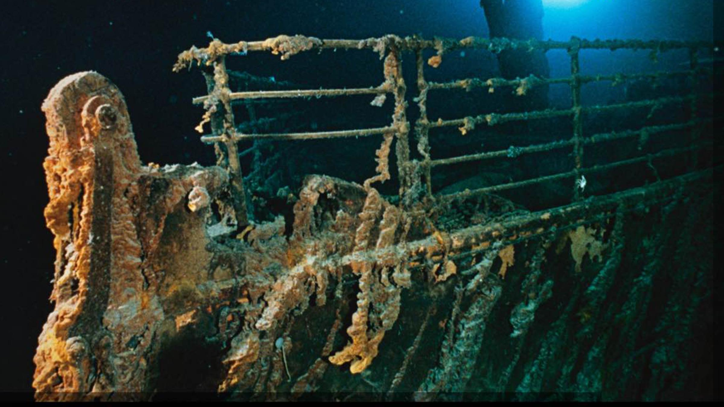 This picture of the Titanic in the dark abyss is haunting. | Scrolller